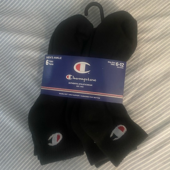 Champion | Underwear & Socks | Champion Mens Ankle 6 Pairs Socks | Poshmark